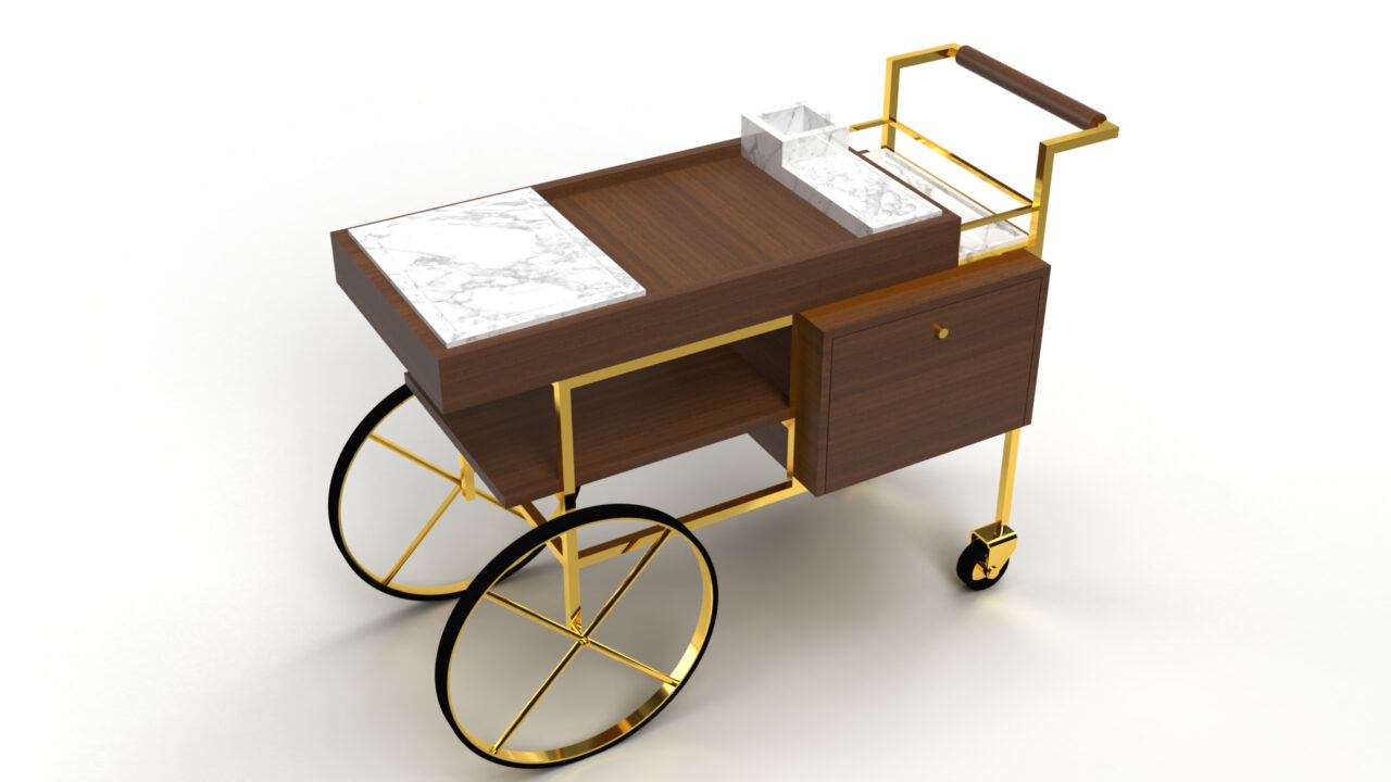 DIAGEO table-side service cart concepts – Christos Efthymoudis