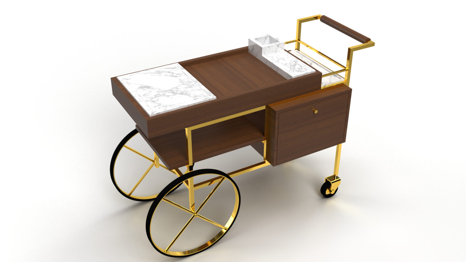 DIAGEO table-side service cart concepts – Christos Efthymoudis