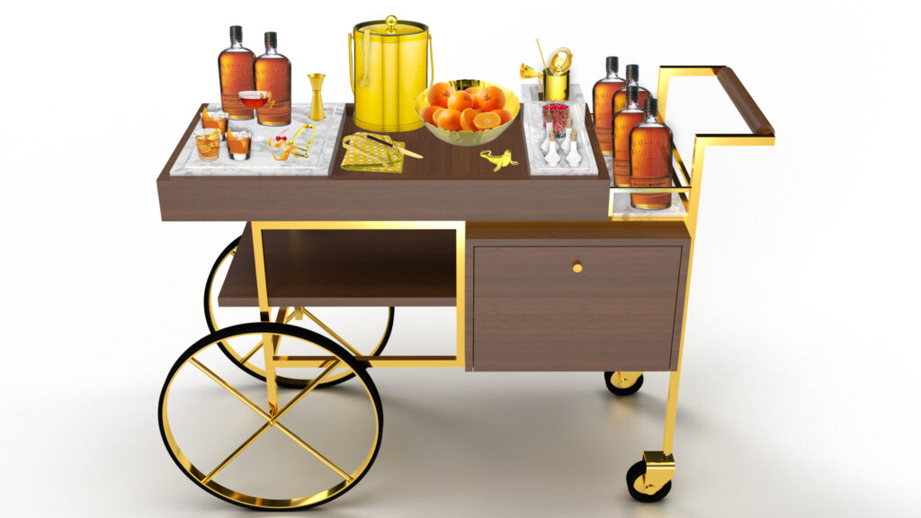 DIAGEO table-side service cart concepts – Christos Efthymoudis
