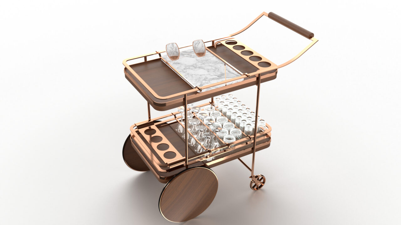 DIAGEO table-side service cart concepts – Christos Efthymoudis