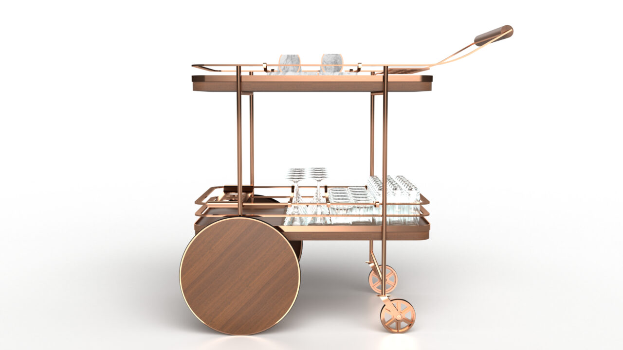 DIAGEO table-side service cart concepts – Christos Efthymoudis
