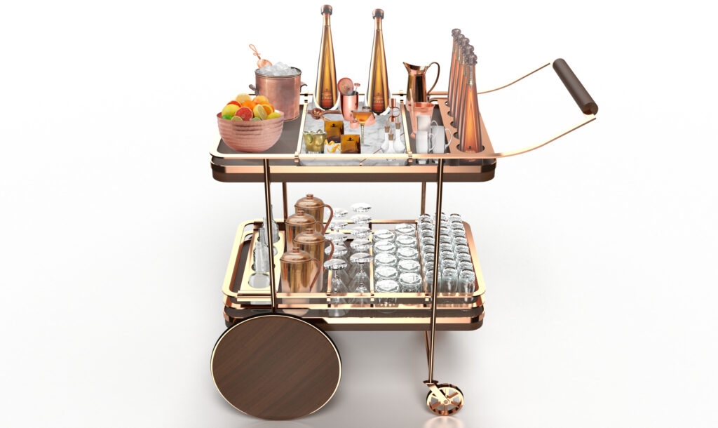 DIAGEO table-side service cart concepts – Christos Efthymoudis