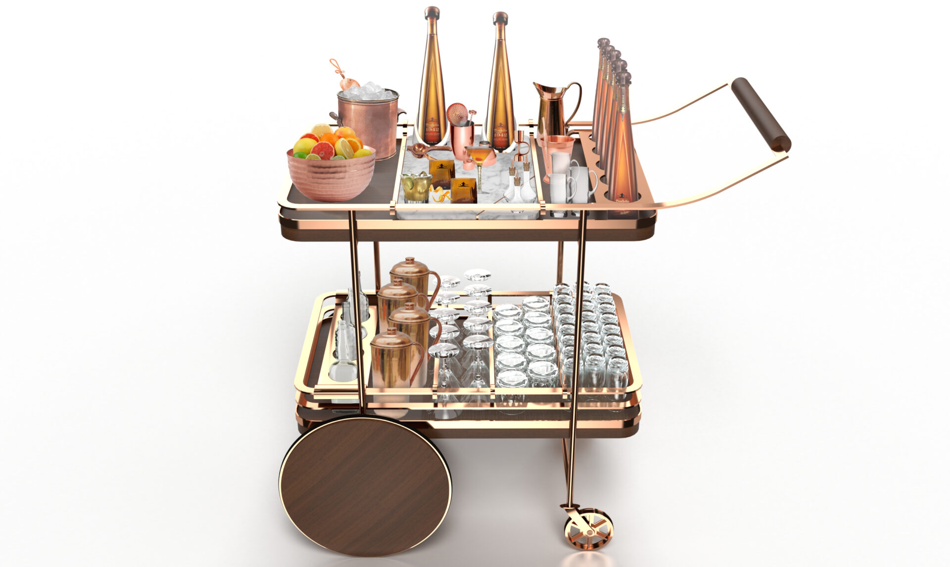 DIAGEO table-side service cart concepts – Christos Efthymoudis